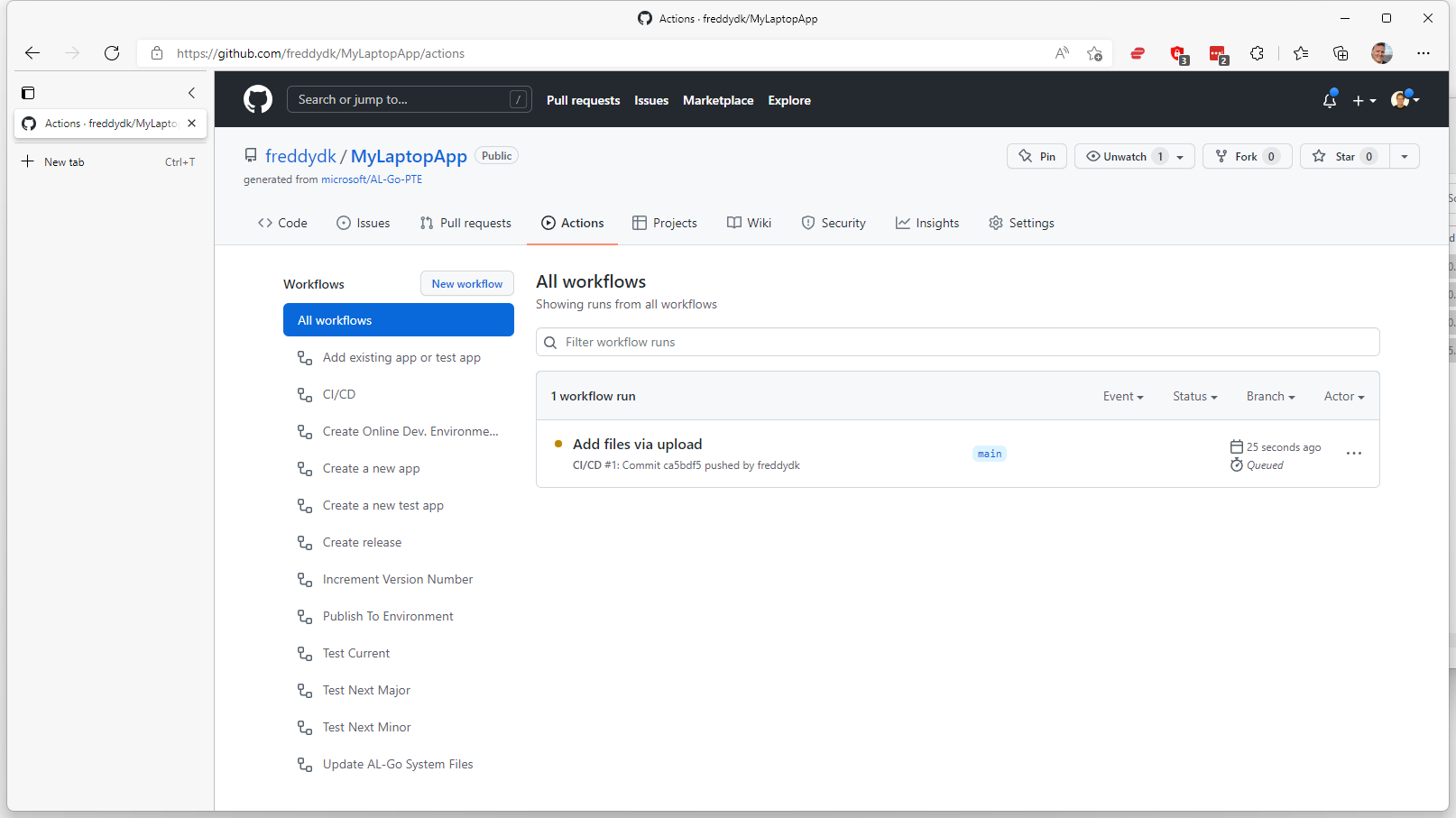 Migrating to AL-Go for GitHub | Freddys blog
