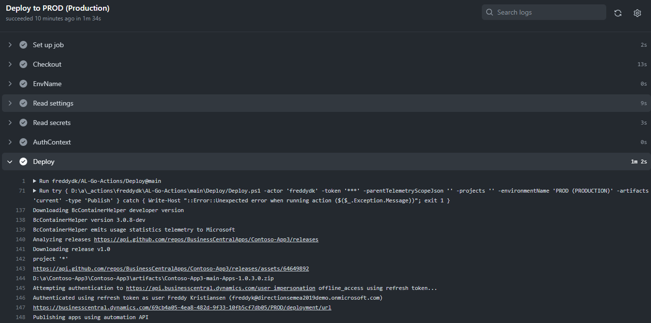 Deployment strategies and AL-Go for GitHub | Freddys blog